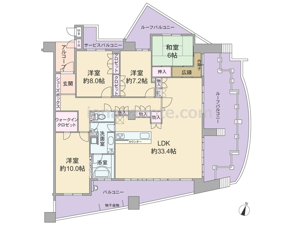 （間取りID: 32594）150.23平米の4LDK - イエナカ手帖